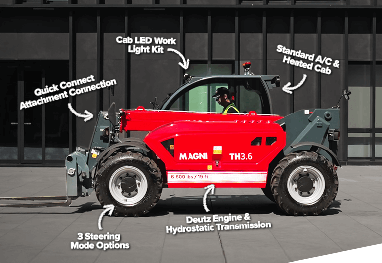 Magni TH Telescopic Telehandlers | Cropac Canada